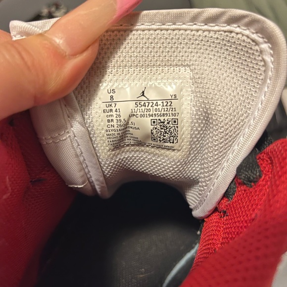 Jordan | Shoes | Jordan S Mid Gym Red Black And White Box Included Worn ...
